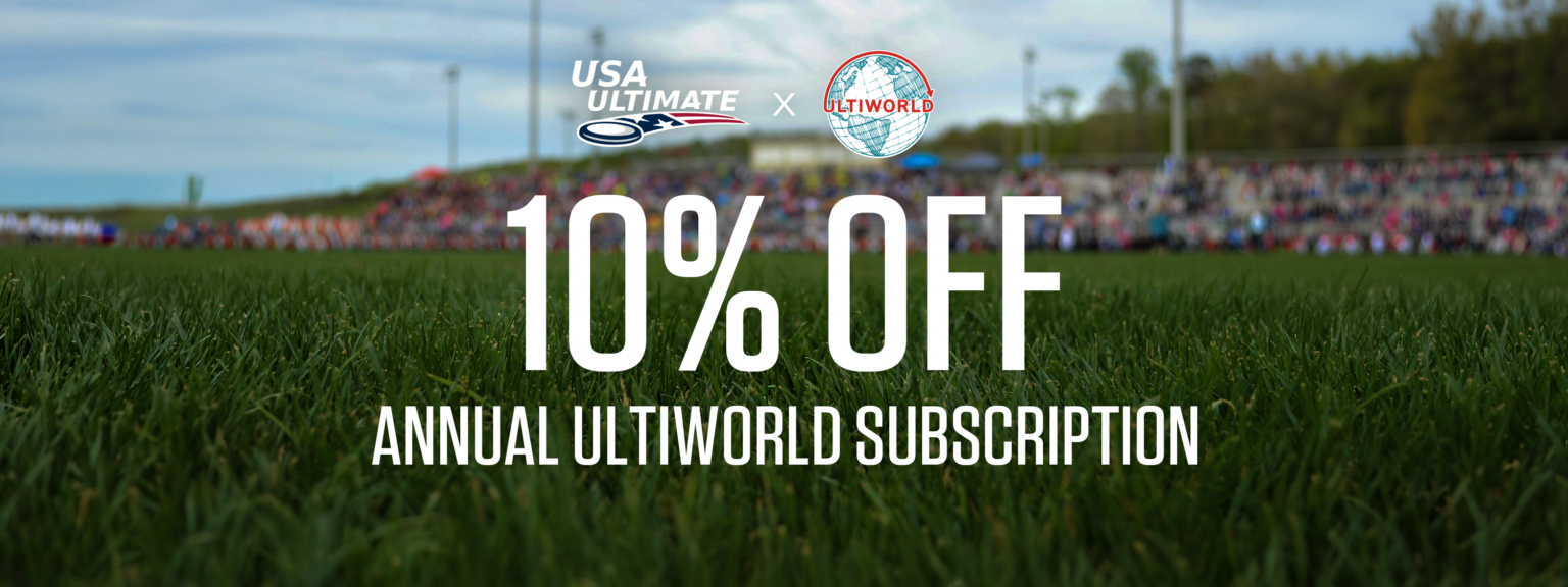 New Ultiworld Discount for USA Ultimate Members | USA Ultimate